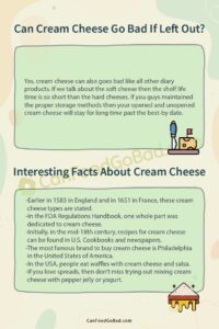 Can Cream Cheese Go Bad If Left Out? – Shelf Life, Storage Tips ...