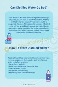 Can Distilled Water Go Bad? – All You Need to Know – Can Food Go Bad