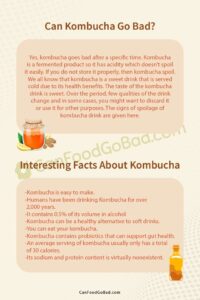 Can Kombucha Go Bad If Not Refrigerated?: Storage Tips, Shelf Life ...