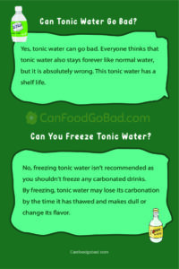 Can Tonic Water Go Bad? – Signs that Tonic Water Has Gone Bad – Storage ...